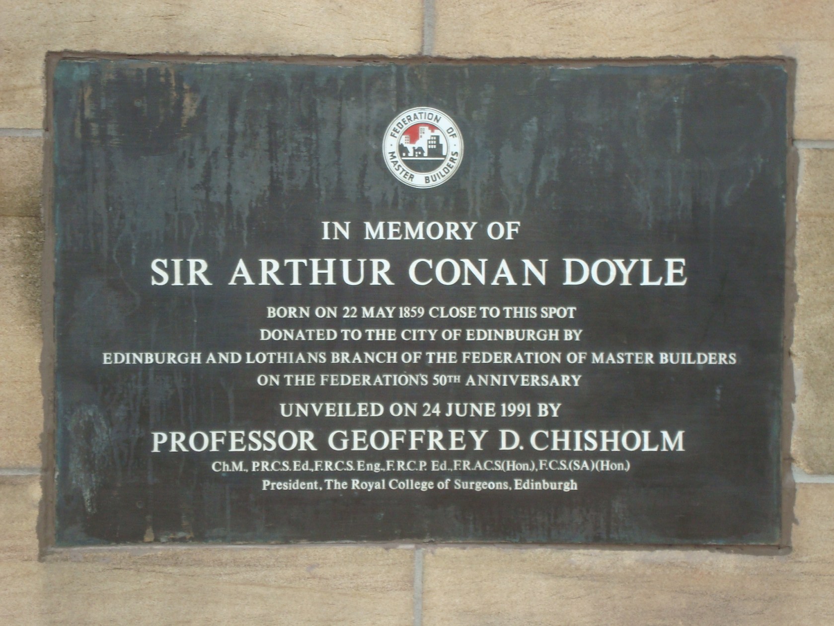 Doyle – name plate – VISMAYA – History & Philosophy of Science